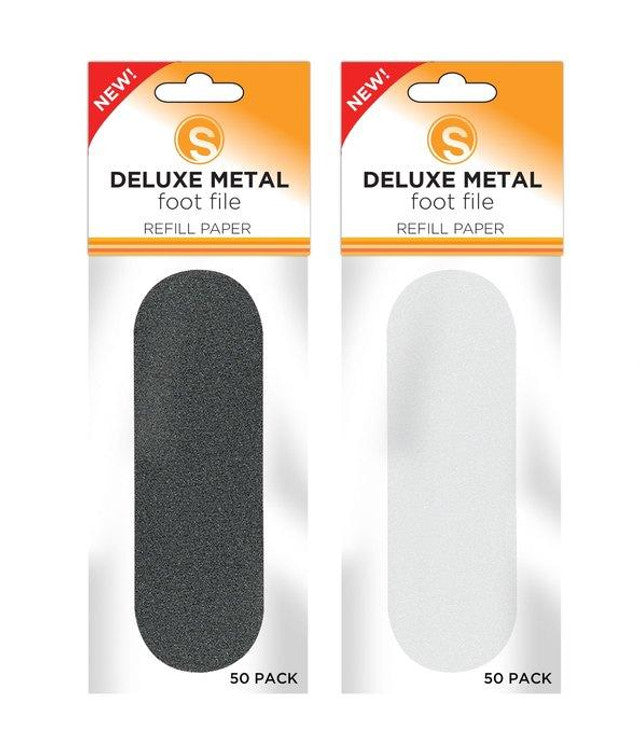 Sunny Deluxe Metal Foot File Refill Grit Coarse 50pcs/Pack – Sunny ...