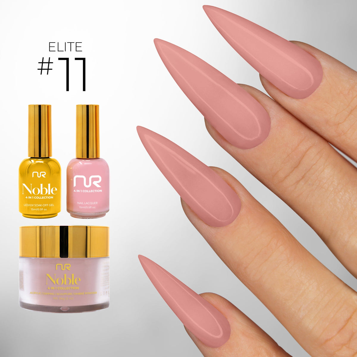 Noble 4 in 1 #011 Peach Pastel – Sunny Beauty Supplies