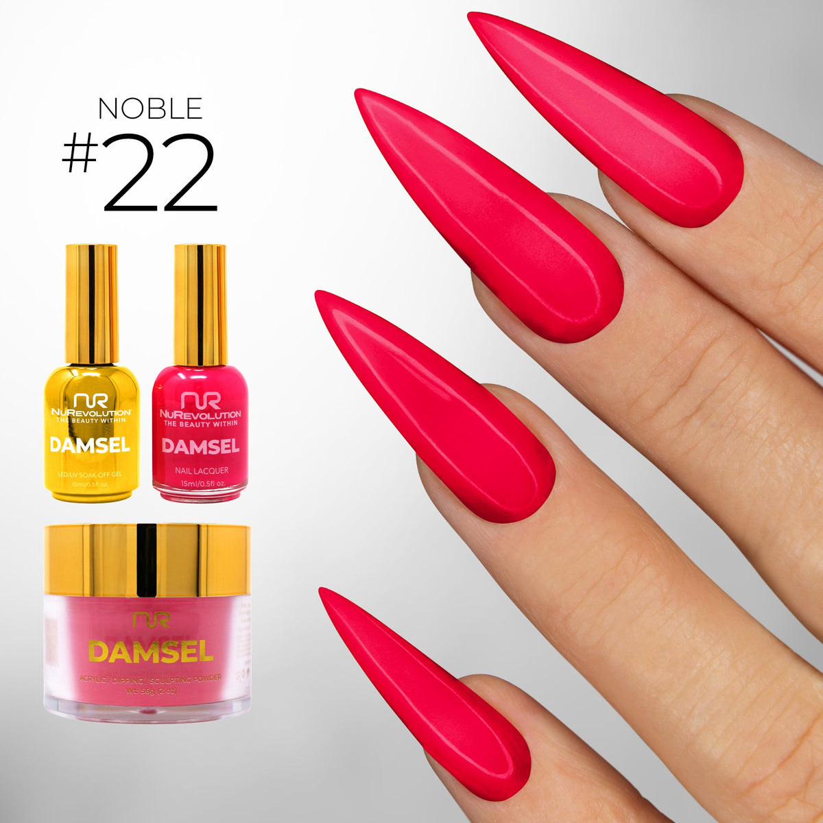 Noble 4 in 1 #022 Pink Punch – Sunny Beauty Supplies